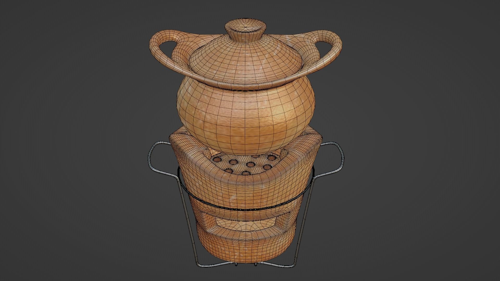 Clay pot 3D model | CGTrader