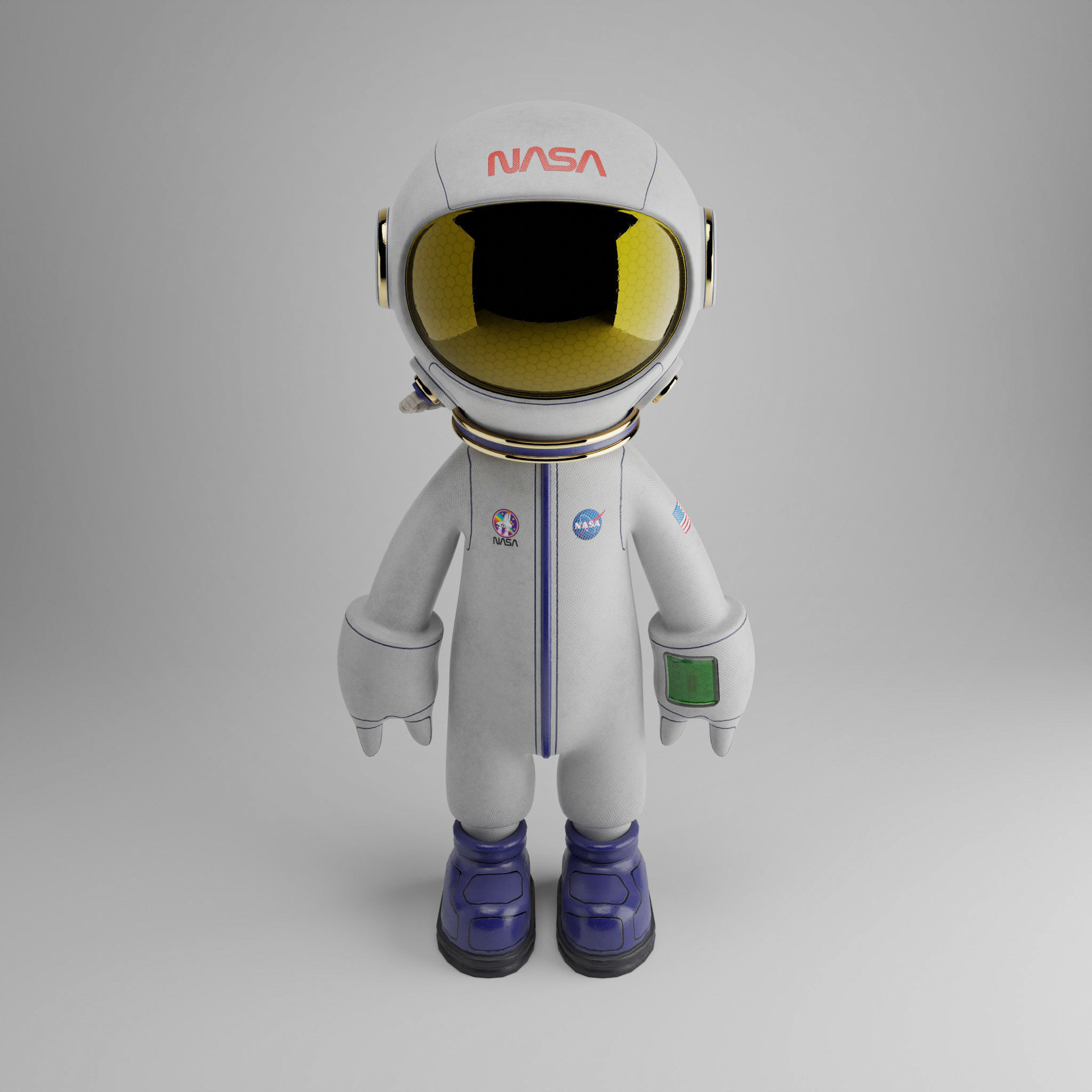 Fantasy spaceman 3D model | CGTrader