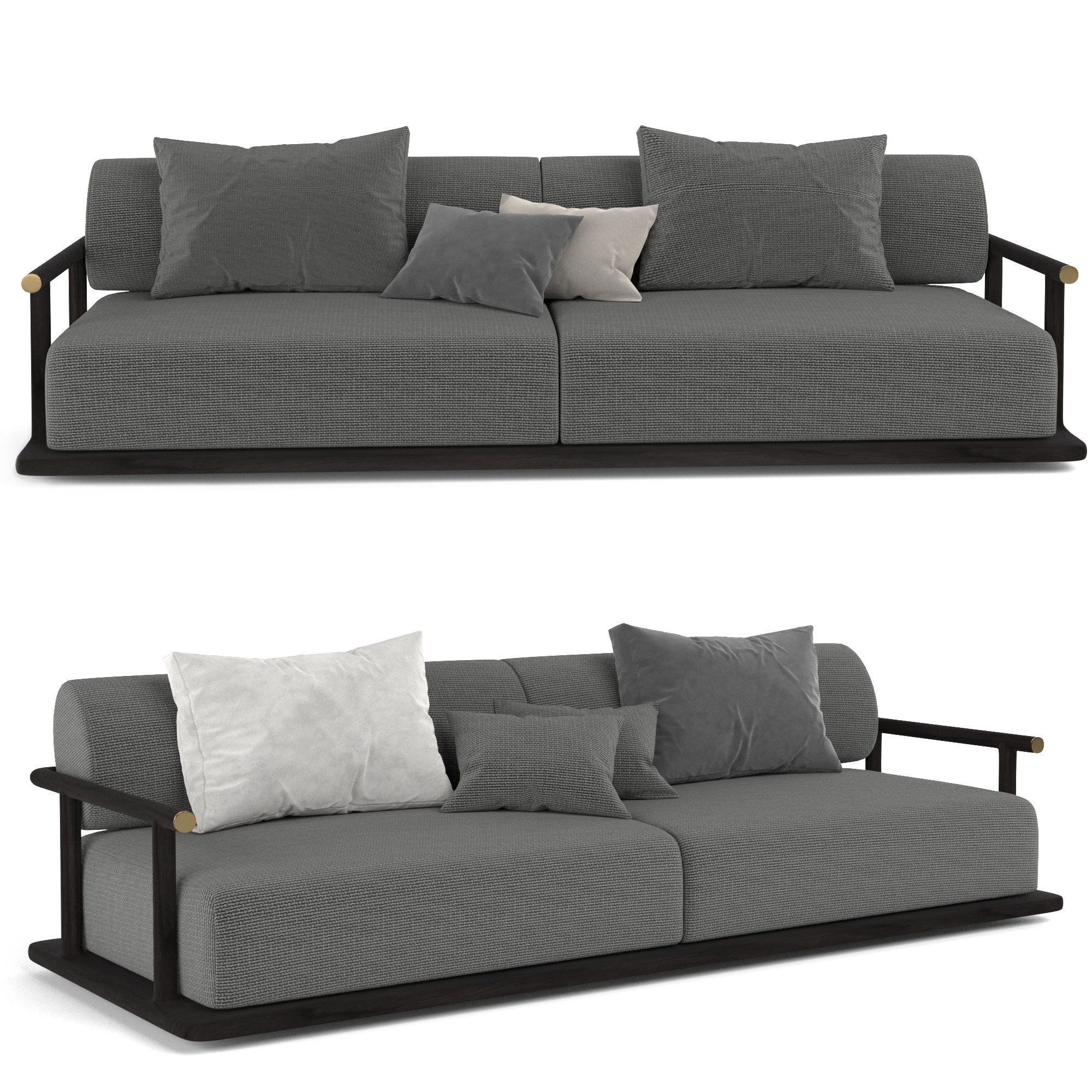 3D model Icaro Sofa by Flexform VR / AR / low-poly | CGTrader