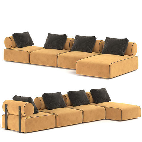 Domkapa Shinto Sofa 3D model | CGTrader