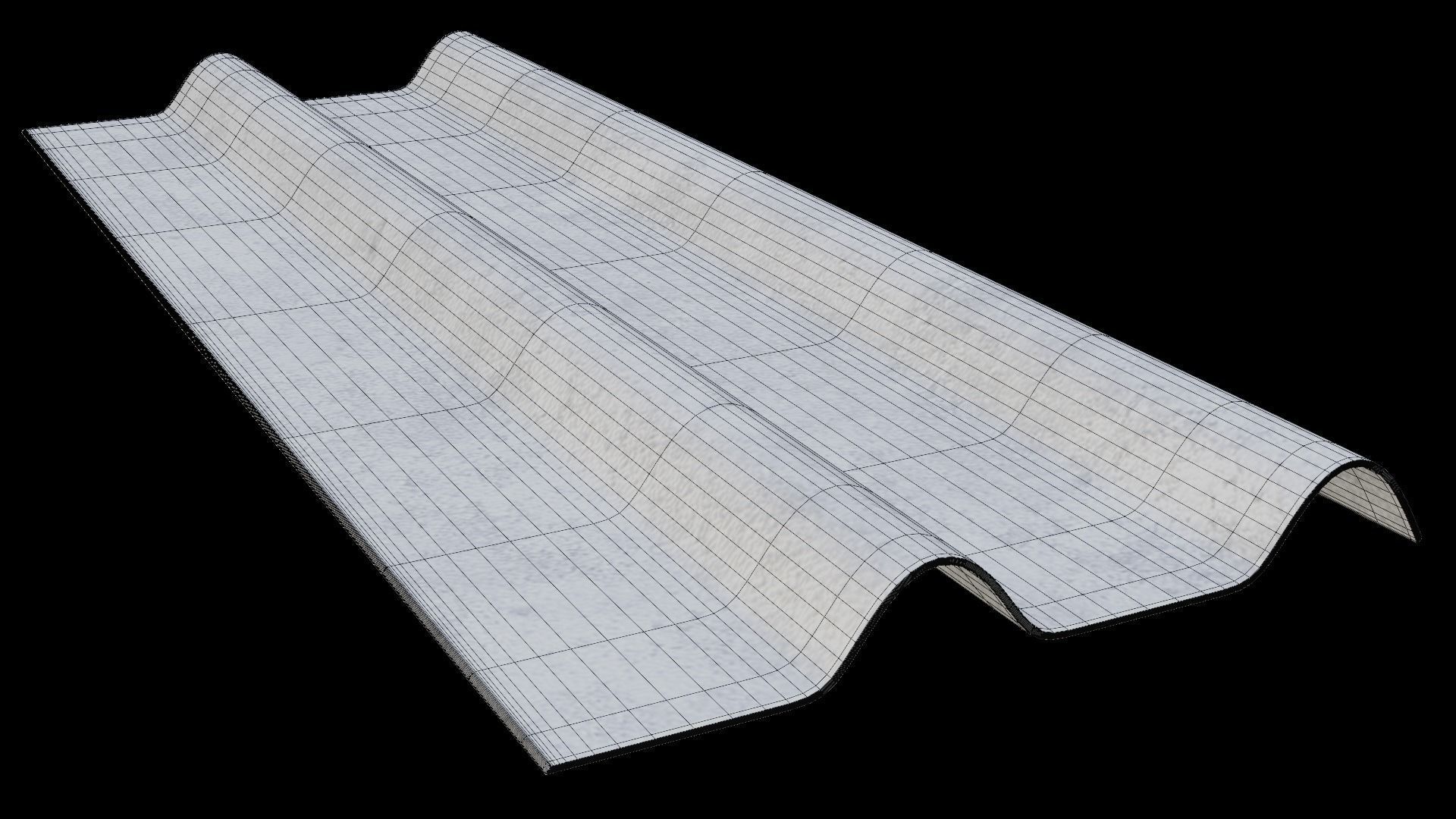 Roman tile roof 3D model | CGTrader