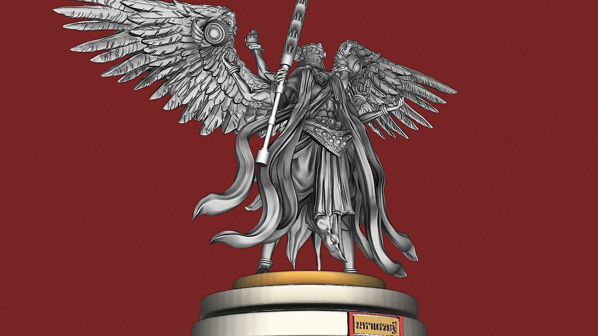 God of Garuda 3D model 3D printable | CGTrader