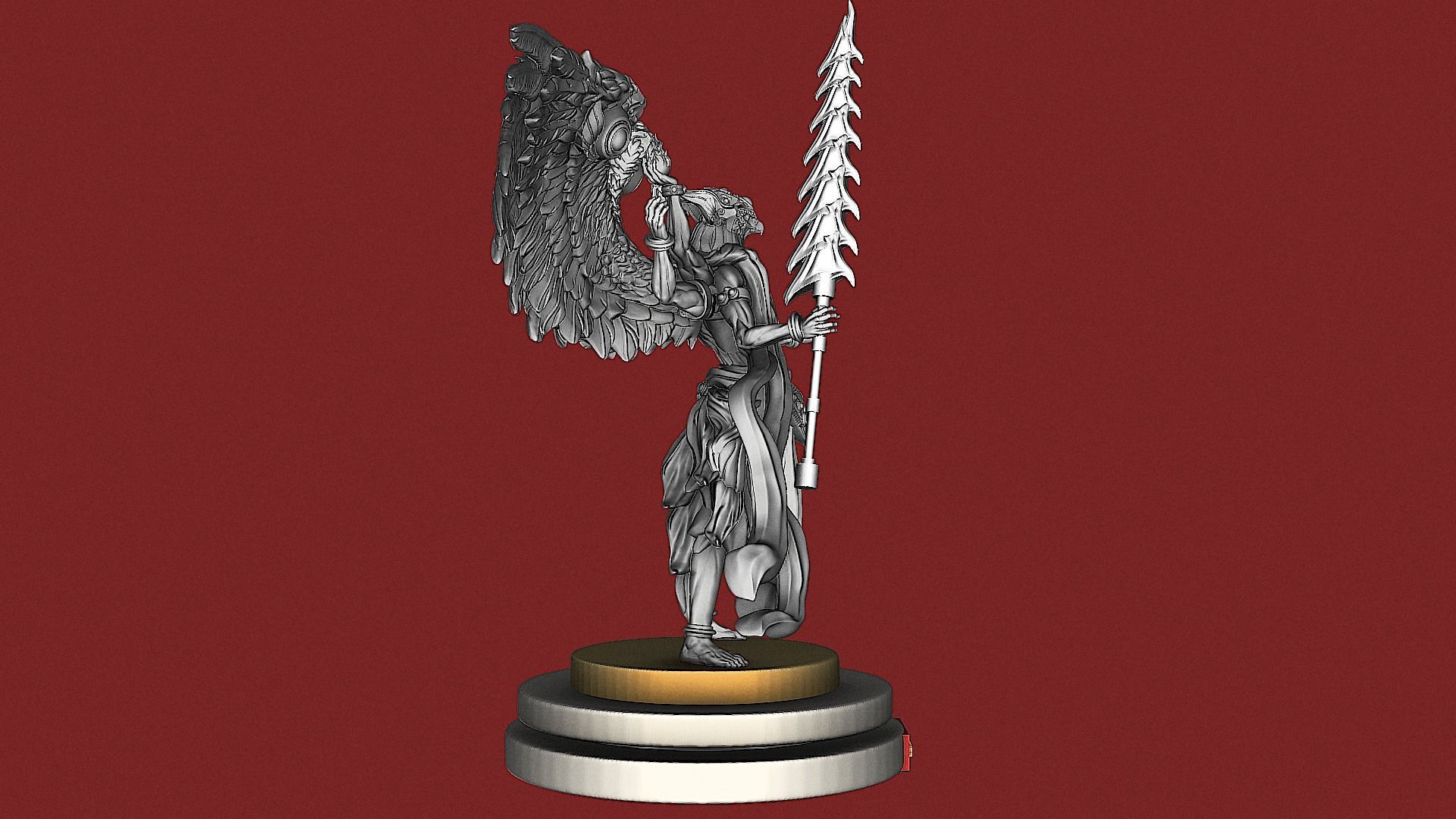 God of Garuda 3D model 3D printable | CGTrader