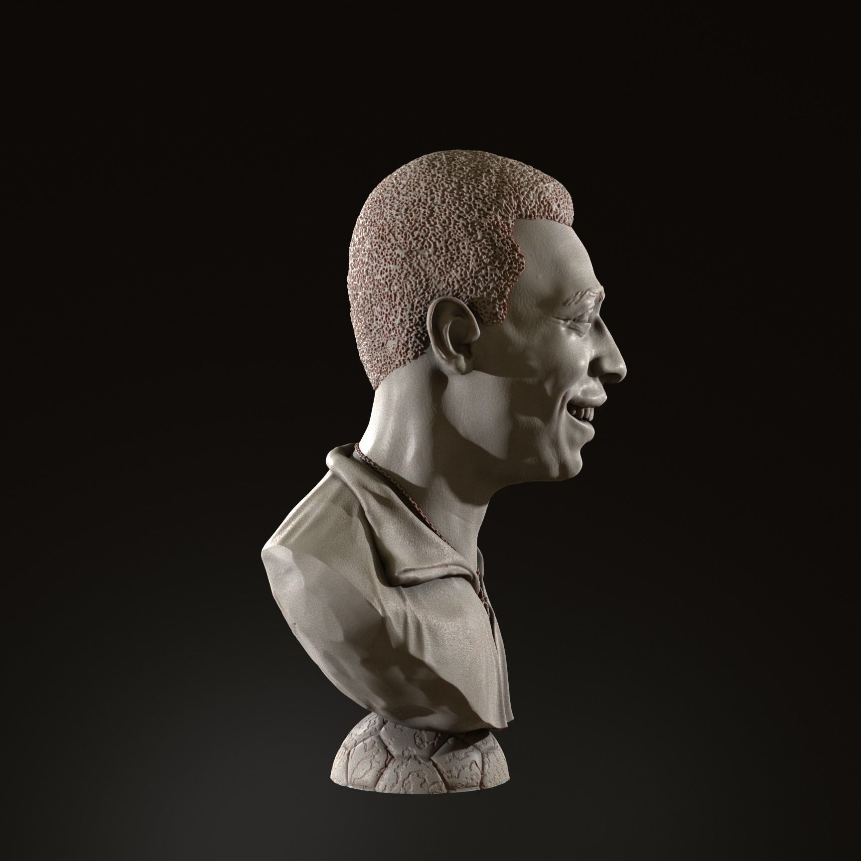 Pele 3D Bust for printing 3D model 3D printable | CGTrader
