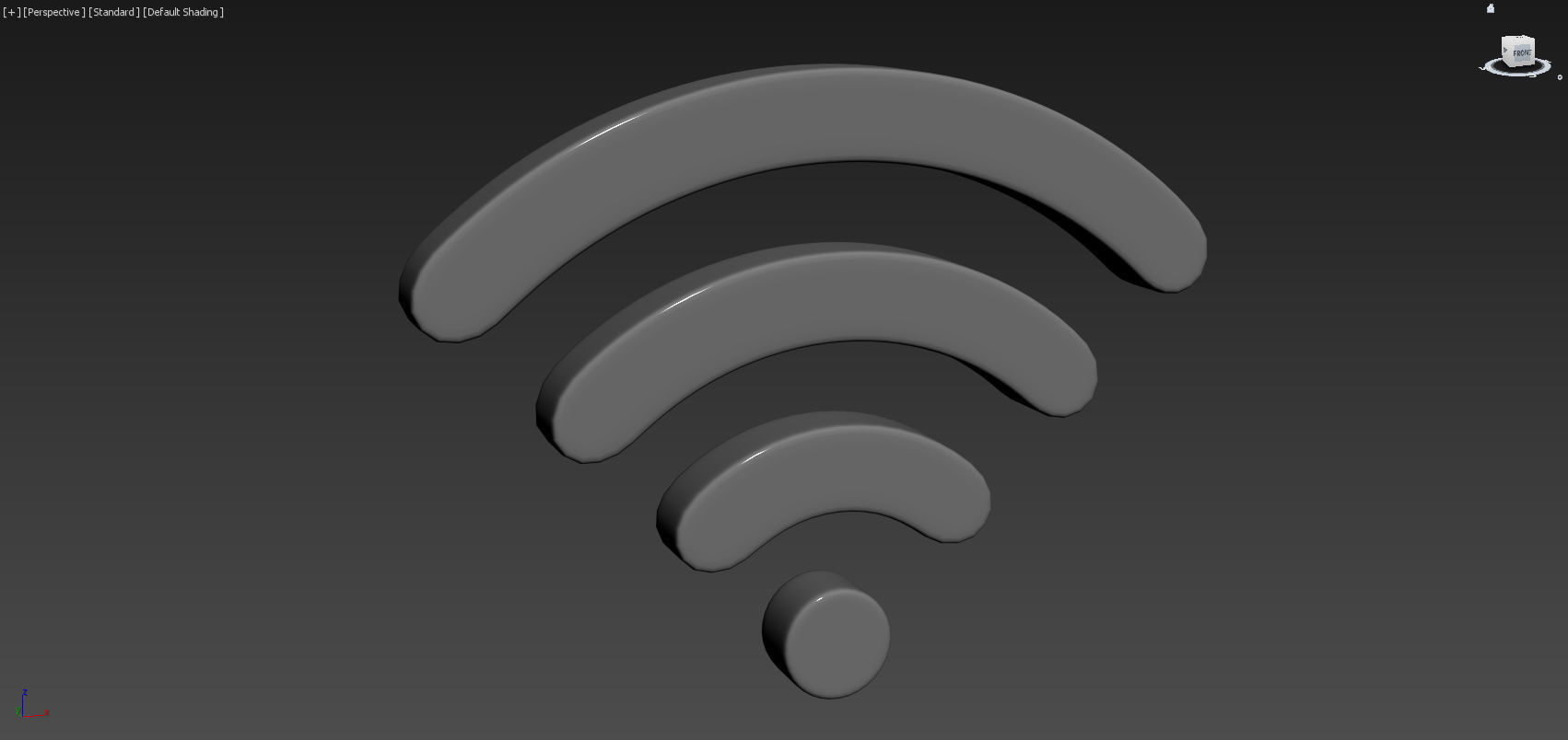 wifi symbol 3D model | CGTrader