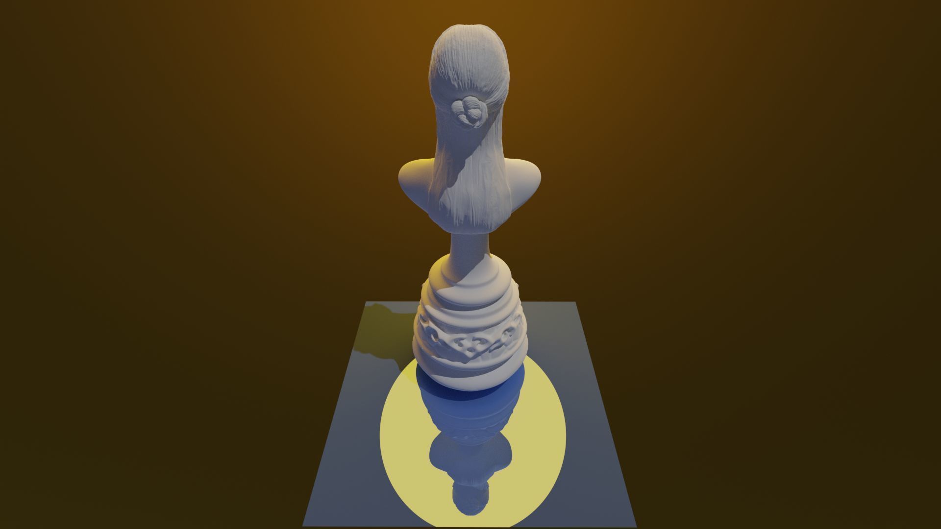 chess queen figure of Rhaenyra Targaryen 3D model 3D printable | CGTrader