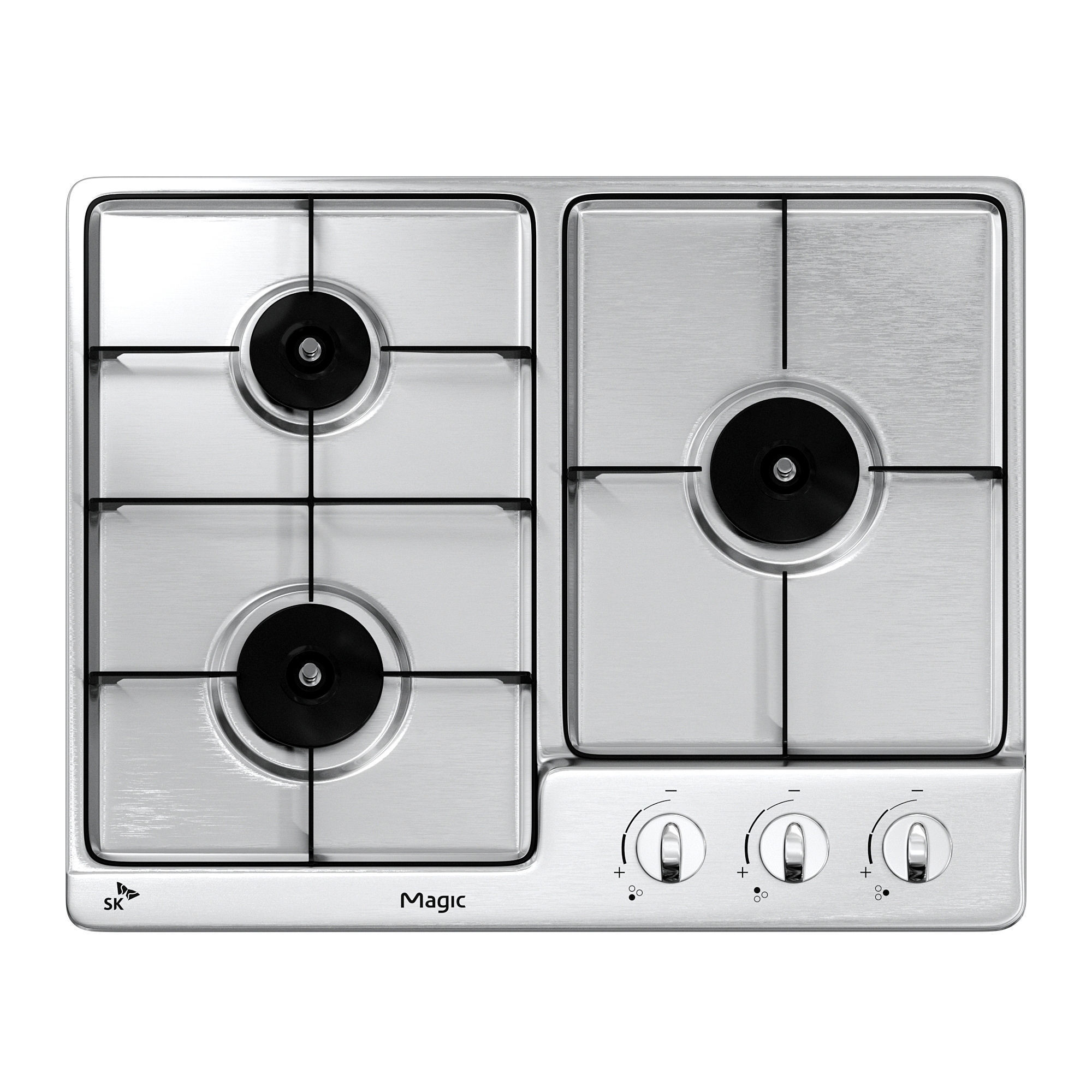 SK Magic Gas cooktop2 3D model | CGTrader