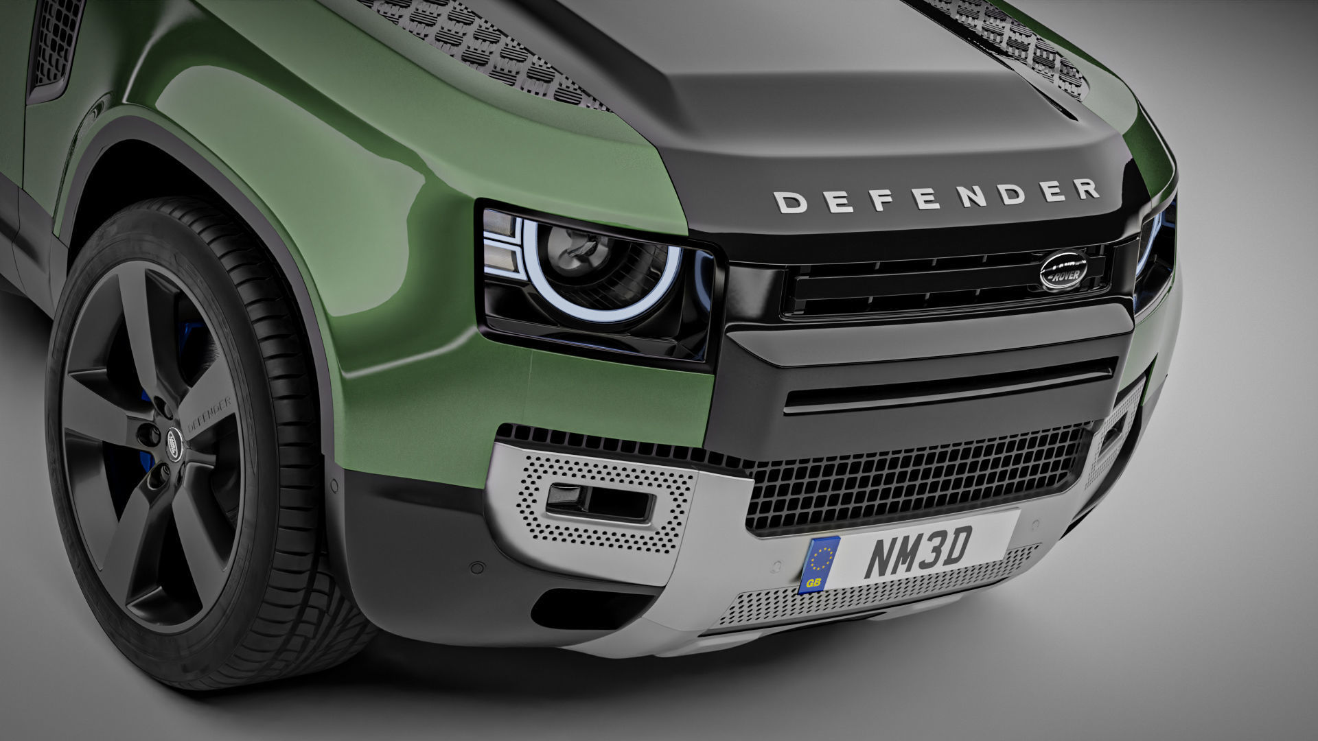 Land Rover Defender 90 2021 3D model | CGTrader
