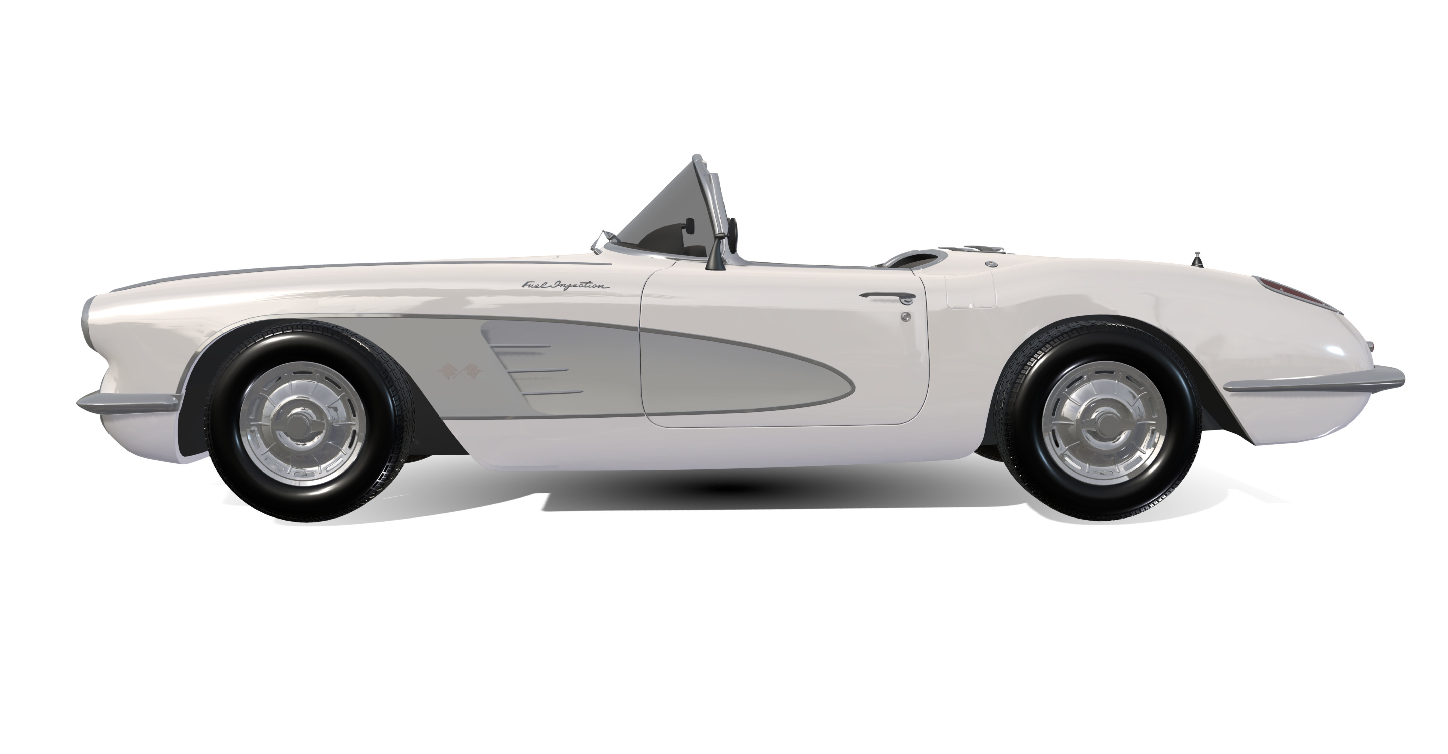 Chevrolet Corvette C1 - 1953-1962 3D model | CGTrader