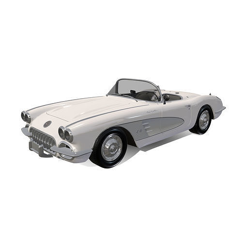 Chevrolet Corvette C1 - 1953-1962 3D model | CGTrader