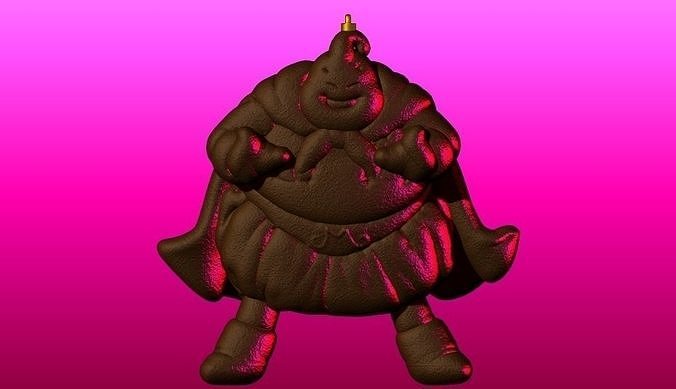 CHOCOLATE MAJIN BUU MERRY CHRISTMAS 3D model 3D printable | CGTrader