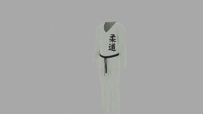 3D model Karate Robe VR / AR / low-poly | CGTrader