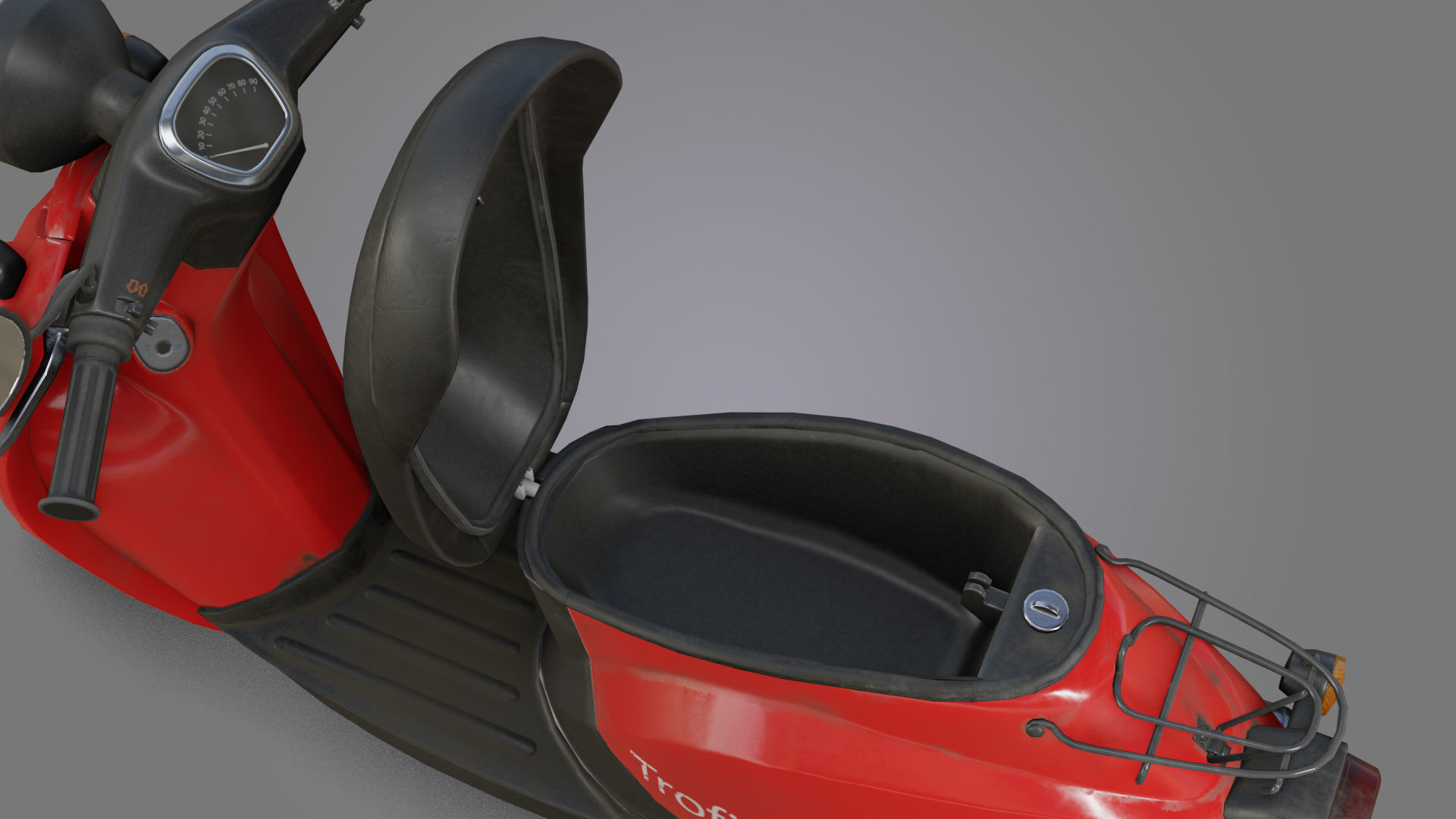 3D model City Moto Scooter VR / AR / low-poly | CGTrader