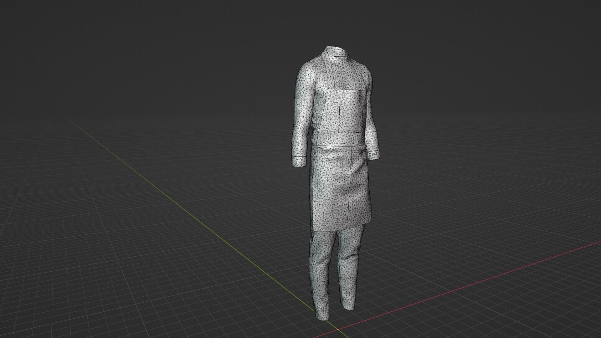 3D model Butcher Costume VR / AR / low-poly | CGTrader