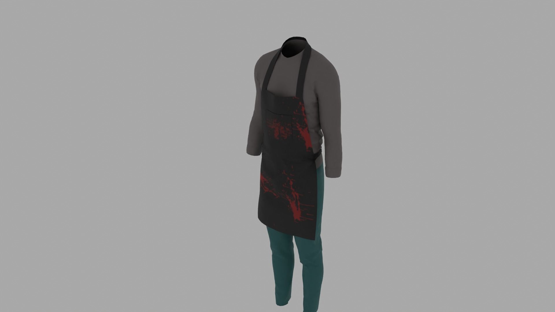 3D model Butcher Costume VR / AR / low-poly | CGTrader