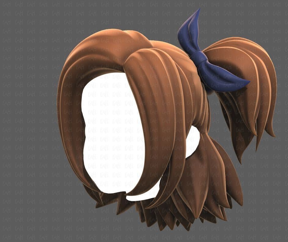 3D model Base Hair for girl V41 VR / AR / low-poly | CGTrader