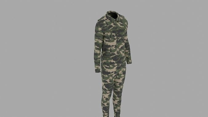 3D model Military Uniform VR / AR / low-poly | CGTrader