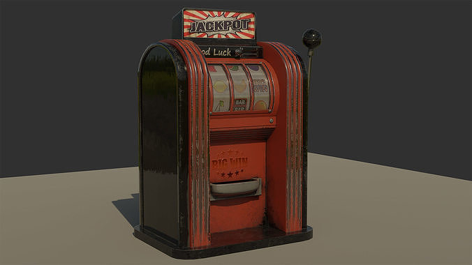 3D model Slot Machine VR / AR / low-poly | CGTrader