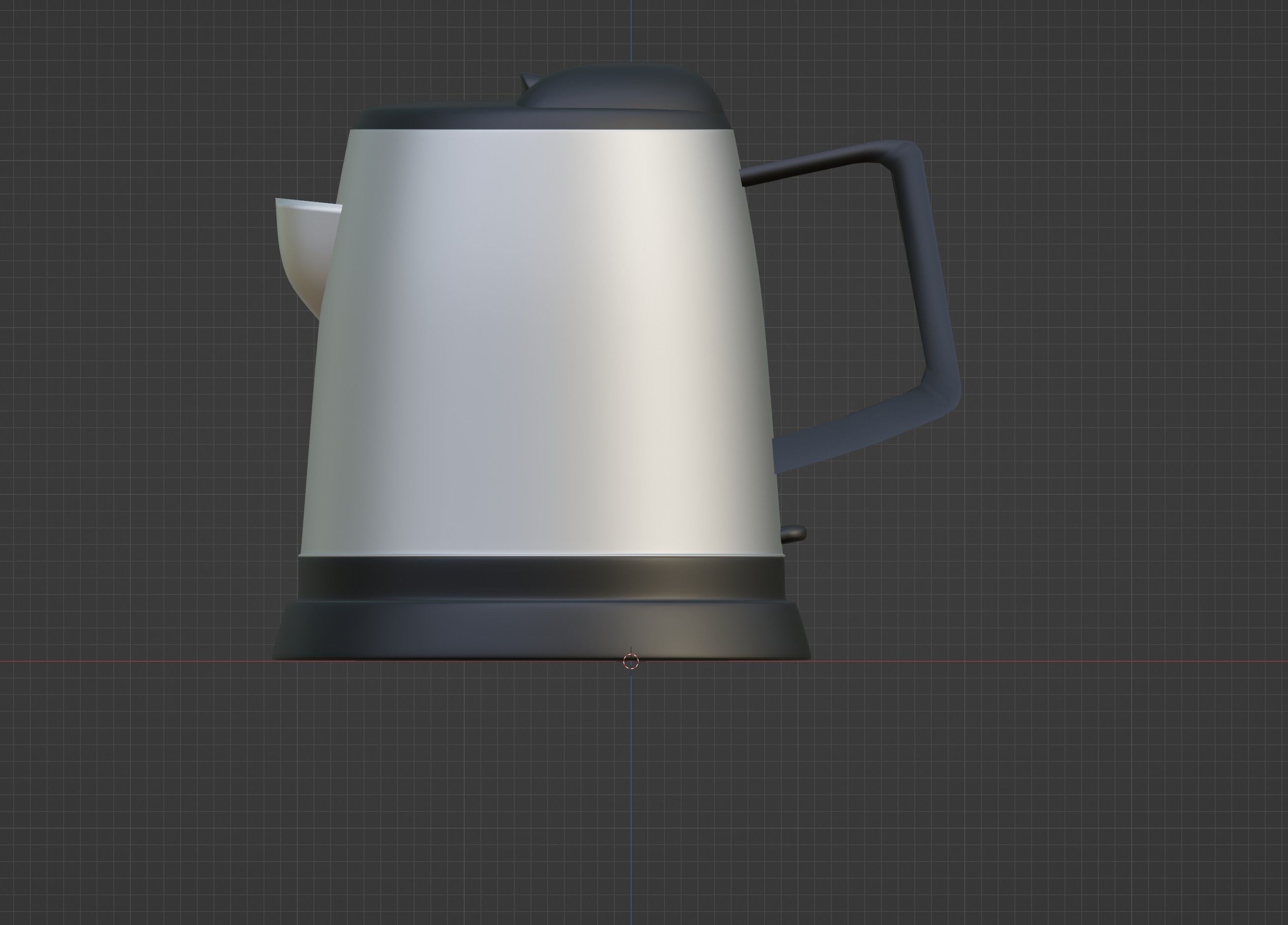 Ordinary electric kettle 3D model | CGTrader