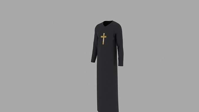 3D model Priest Costume VR / AR / low-poly | CGTrader