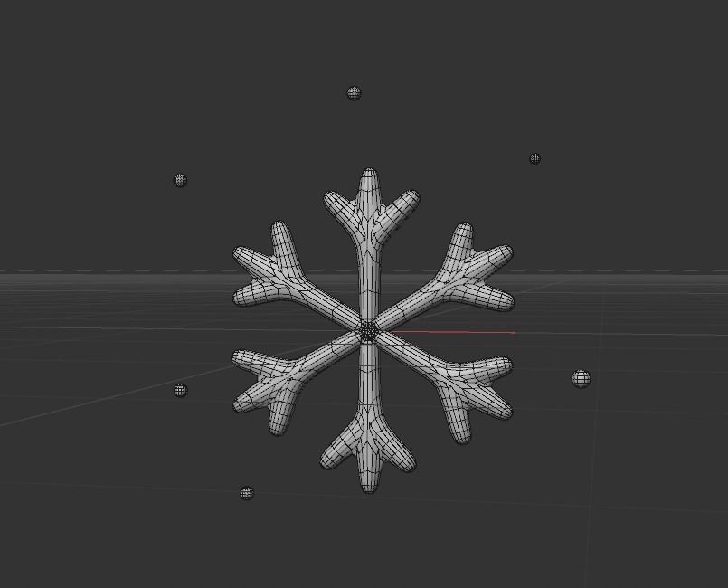 Snowflake 3D model | CGTrader