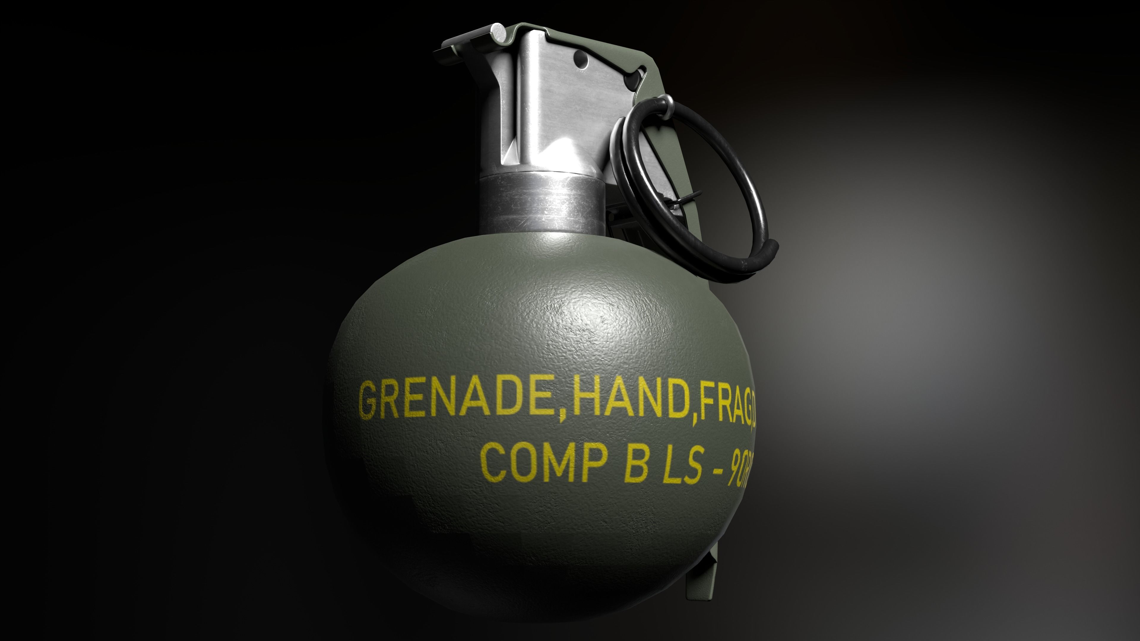 M67 Grenade free VR / AR / low-poly 3D model | CGTrader