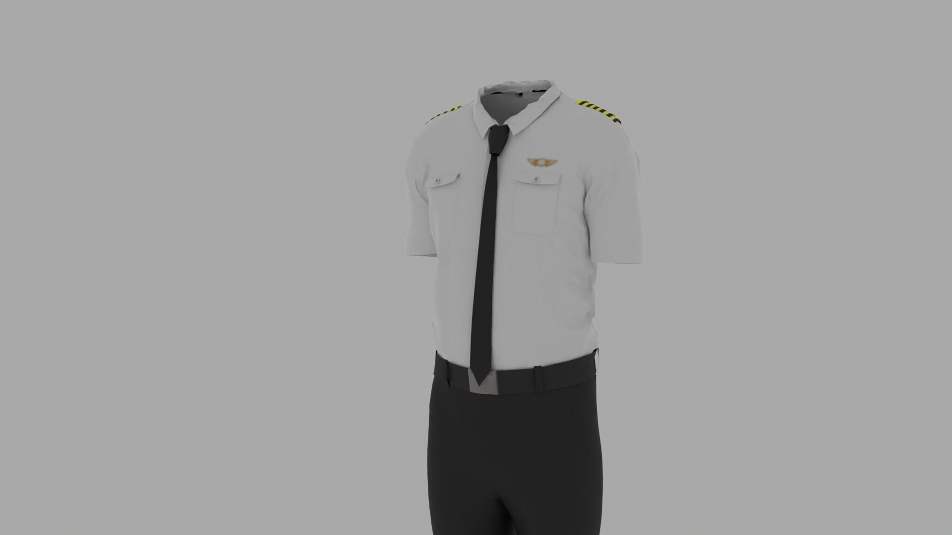 3D model Pilot Uniform VR / AR / low-poly | CGTrader
