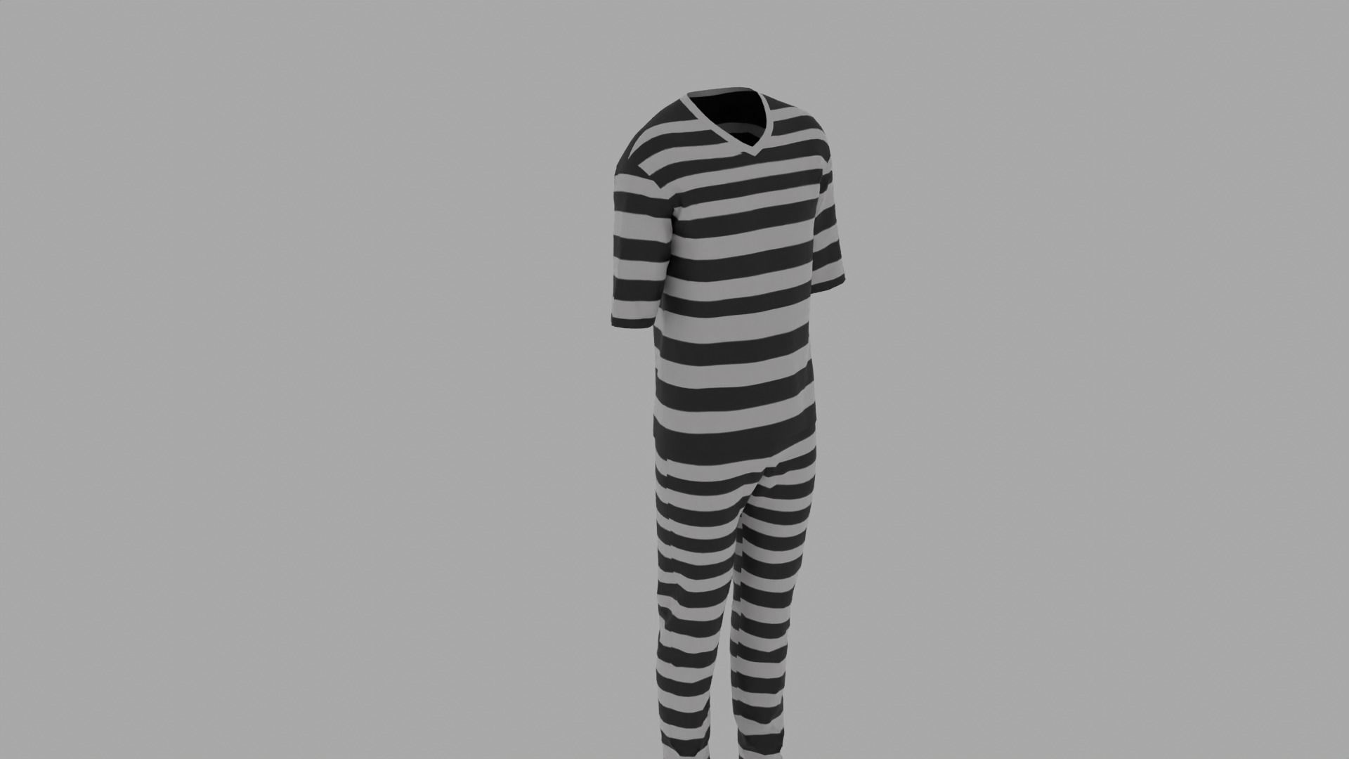 3D model Prison Uniform VR / AR / low-poly | CGTrader