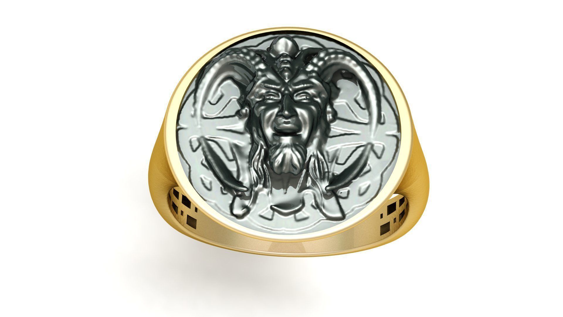 Devil Ring jewelry 3D model 3D printable | CGTrader