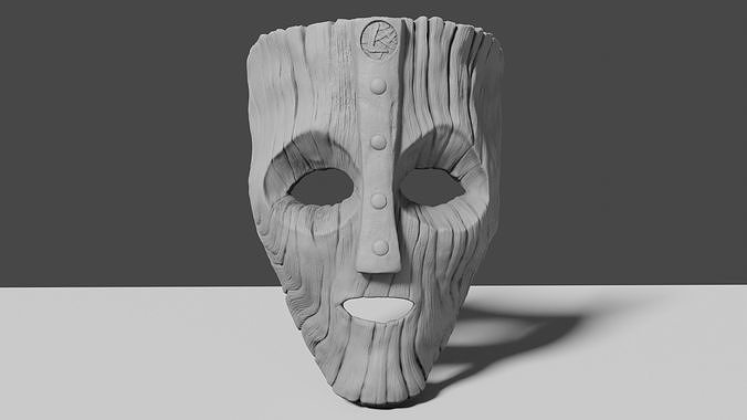 Loki Mask 3D model 3D printable | CGTrader
