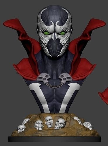 SPAWN FAN ART 3D model 3D printable | CGTrader