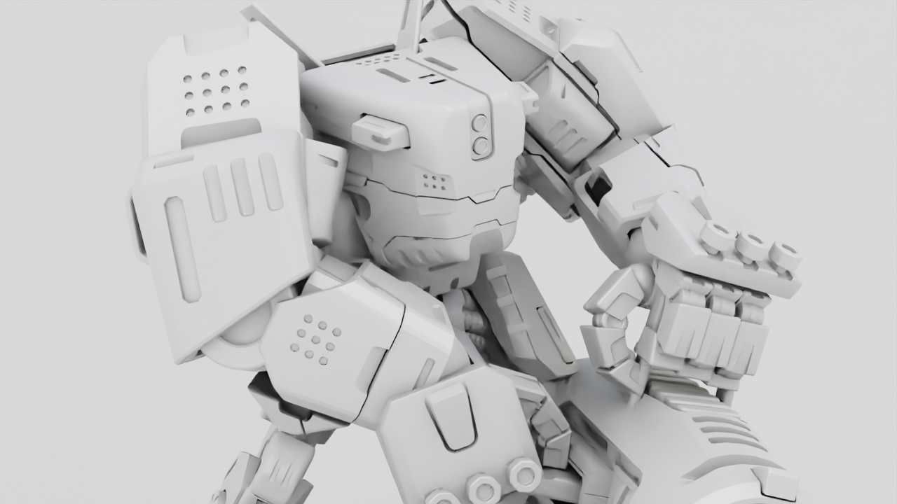 BIOMECH BOT RIGGED 3D model rigged | CGTrader