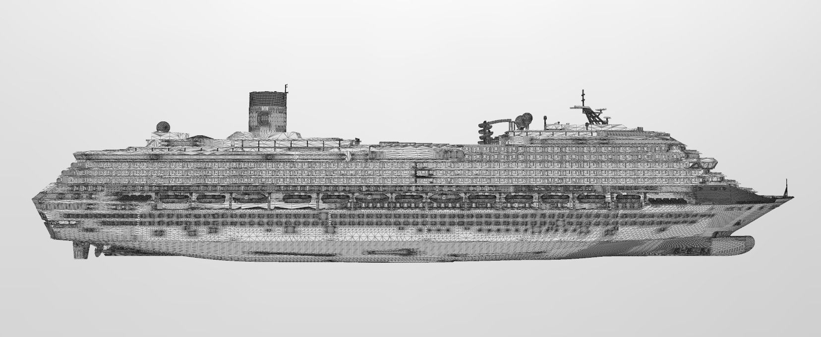 COSTA CONCORDIA cruise ship printable model 3D model 3D printable ...