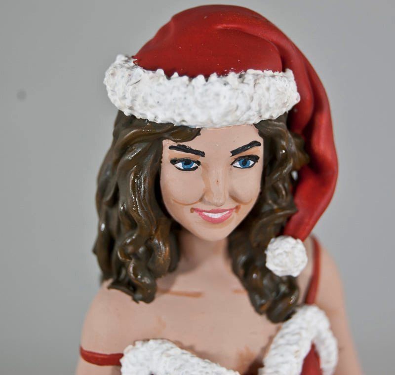 snow maiden pin up 3D model 3D printable | CGTrader