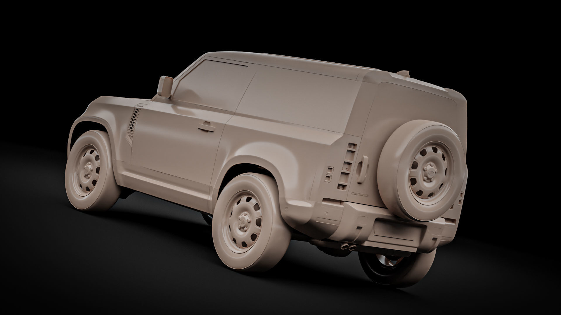 Land Rover Defender 90 Hardtop 2021 3D model | CGTrader