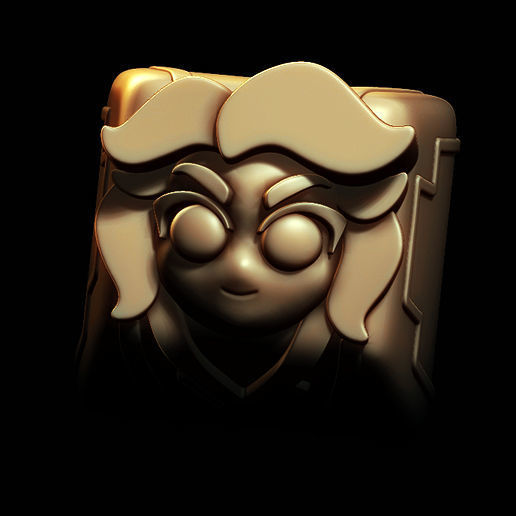 She Hulk Jennifer Walters Keycaps 3D model 3D printable | CGTrader
