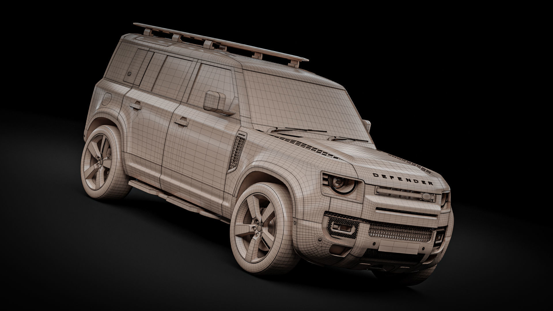 Land Rover Defender 110 2021 3D model | CGTrader