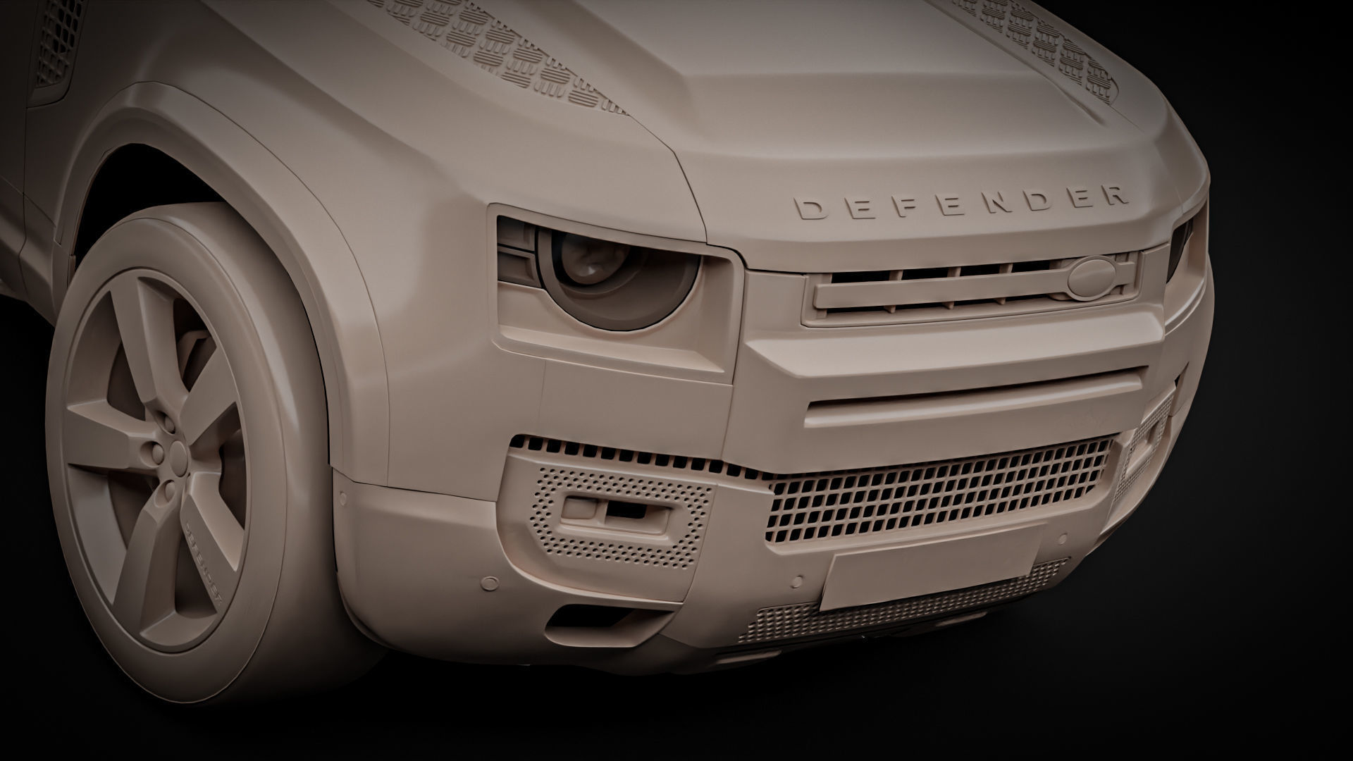 Land Rover Defender 110 2021 3D model | CGTrader