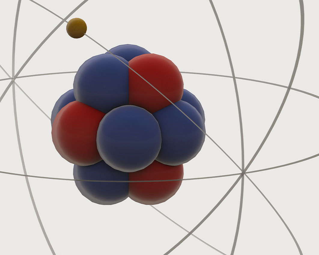 3D model Rutherfords Atomic Model VR / AR / low-poly | CGTrader