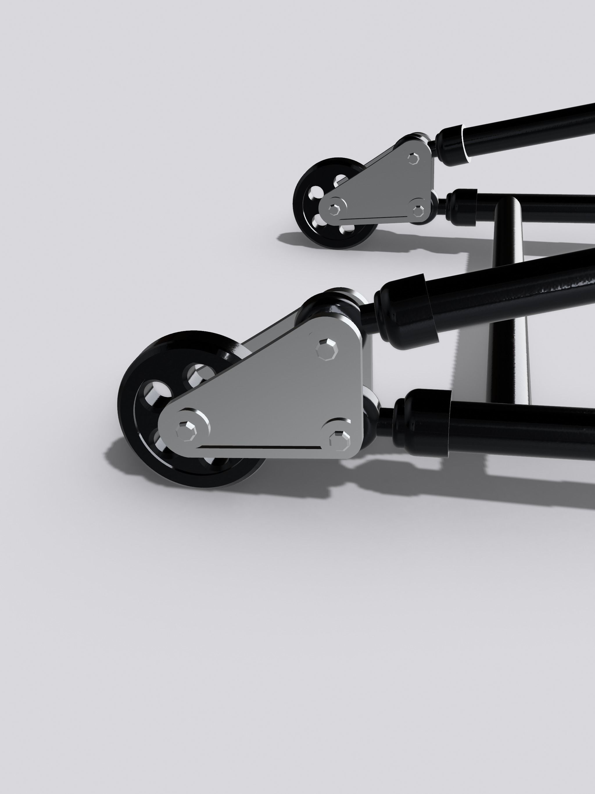 FUNNY CAR Wheelie Bars assembly 3D model 3D printable | CGTrader