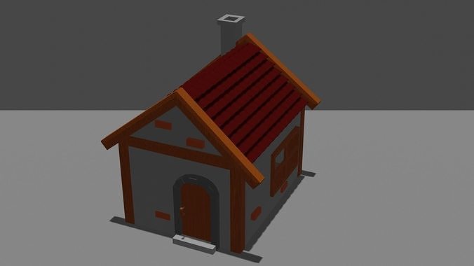 3D model Domik pro VR / AR / low-poly | CGTrader