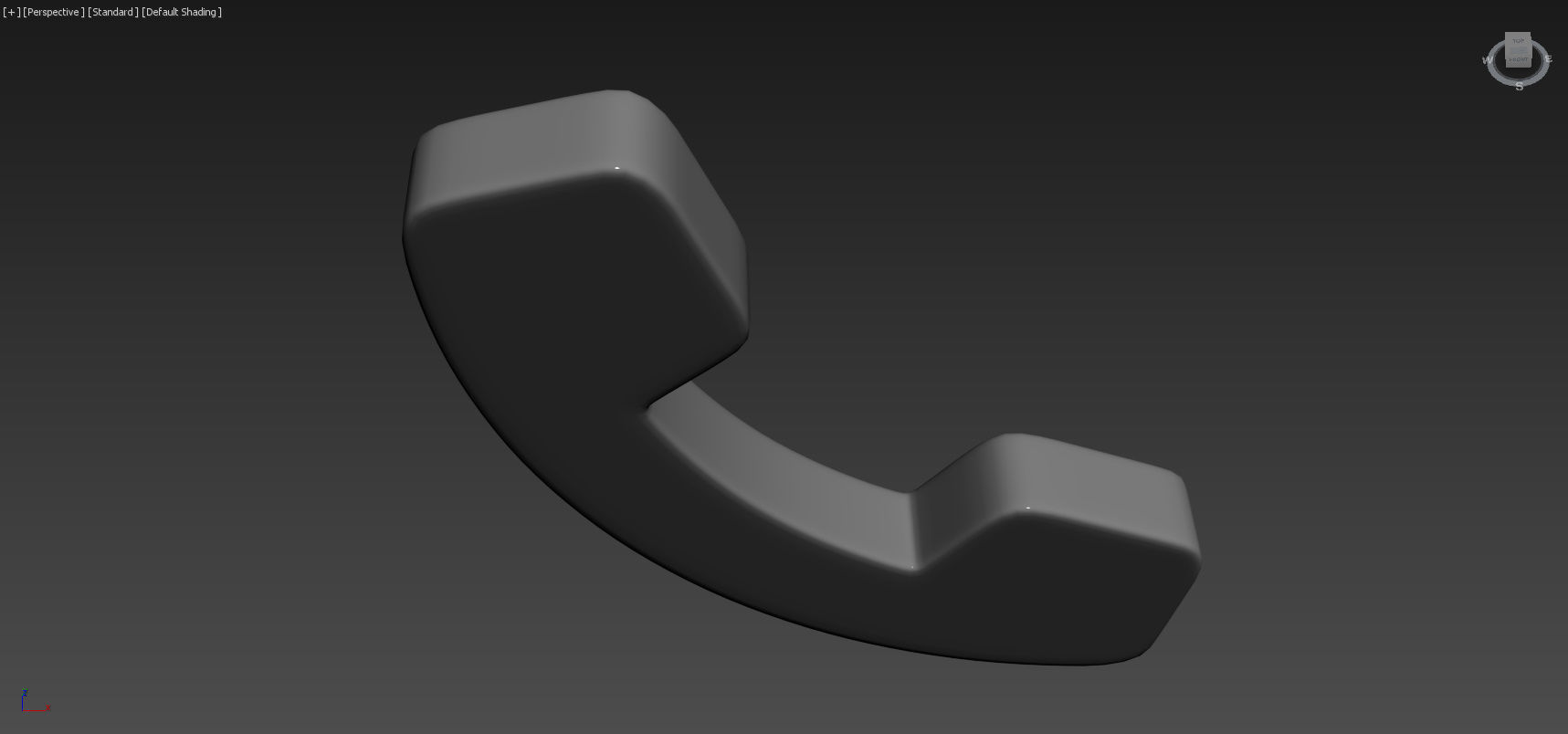 Phone icon 3D model | CGTrader