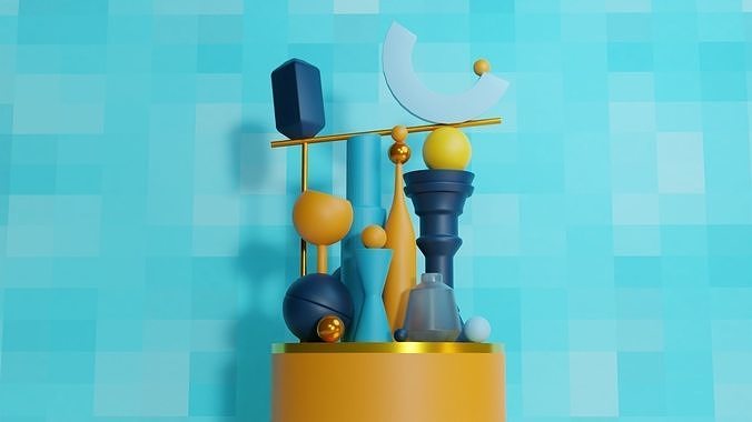 3D model Product Display Stand Podium - 3D Model VR / AR / low-poly ...