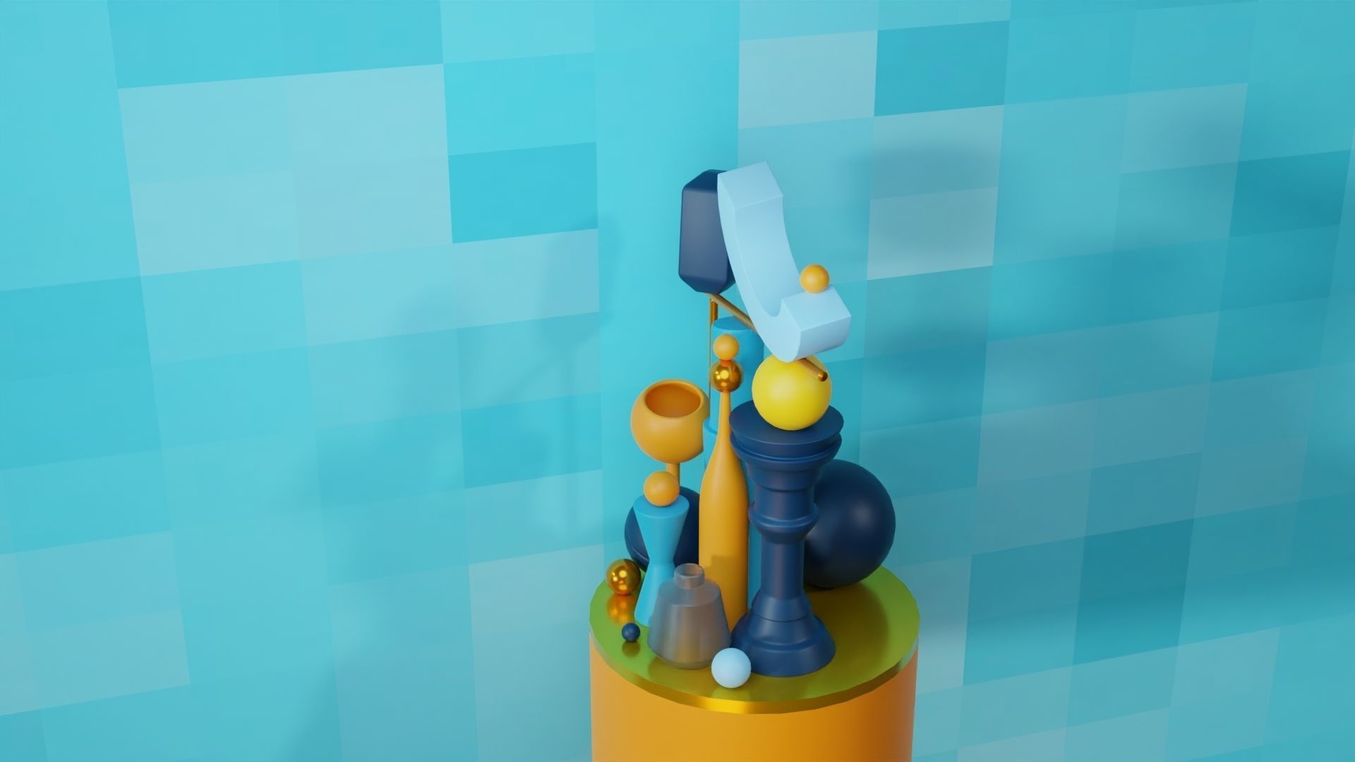 3D model Product Display Stand Podium - 3D Model VR / AR / low-poly ...