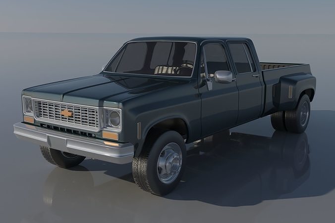 Chevrolet C30 Crew Cab 1975 3D model 3D printable | CGTrader