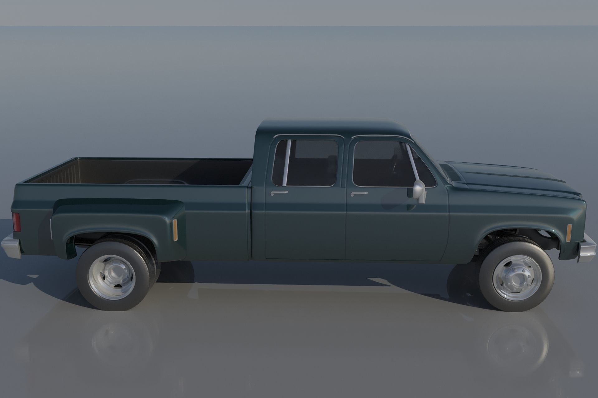 Chevrolet C30 Crew Cab 1975 3D model 3D printable | CGTrader