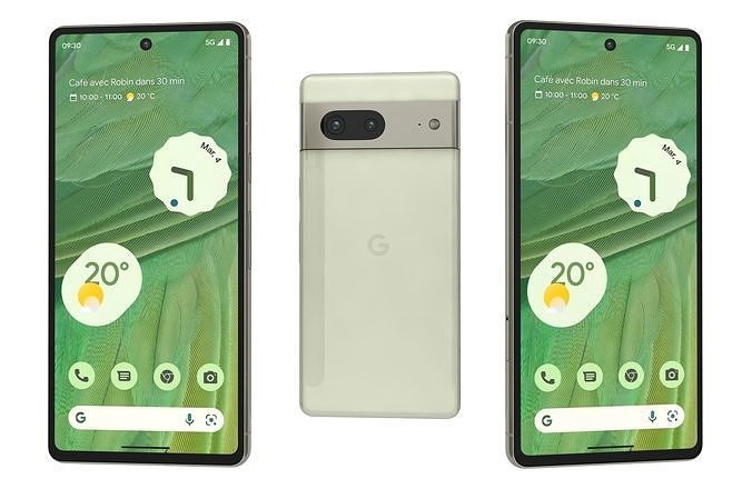 Google Pixel 7 Green 3D model | CGTrader