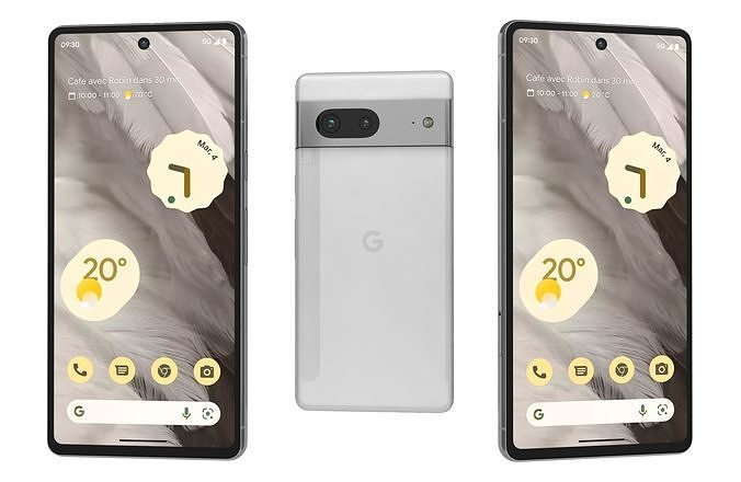 Google Pixel 7 White 3D model | CGTrader