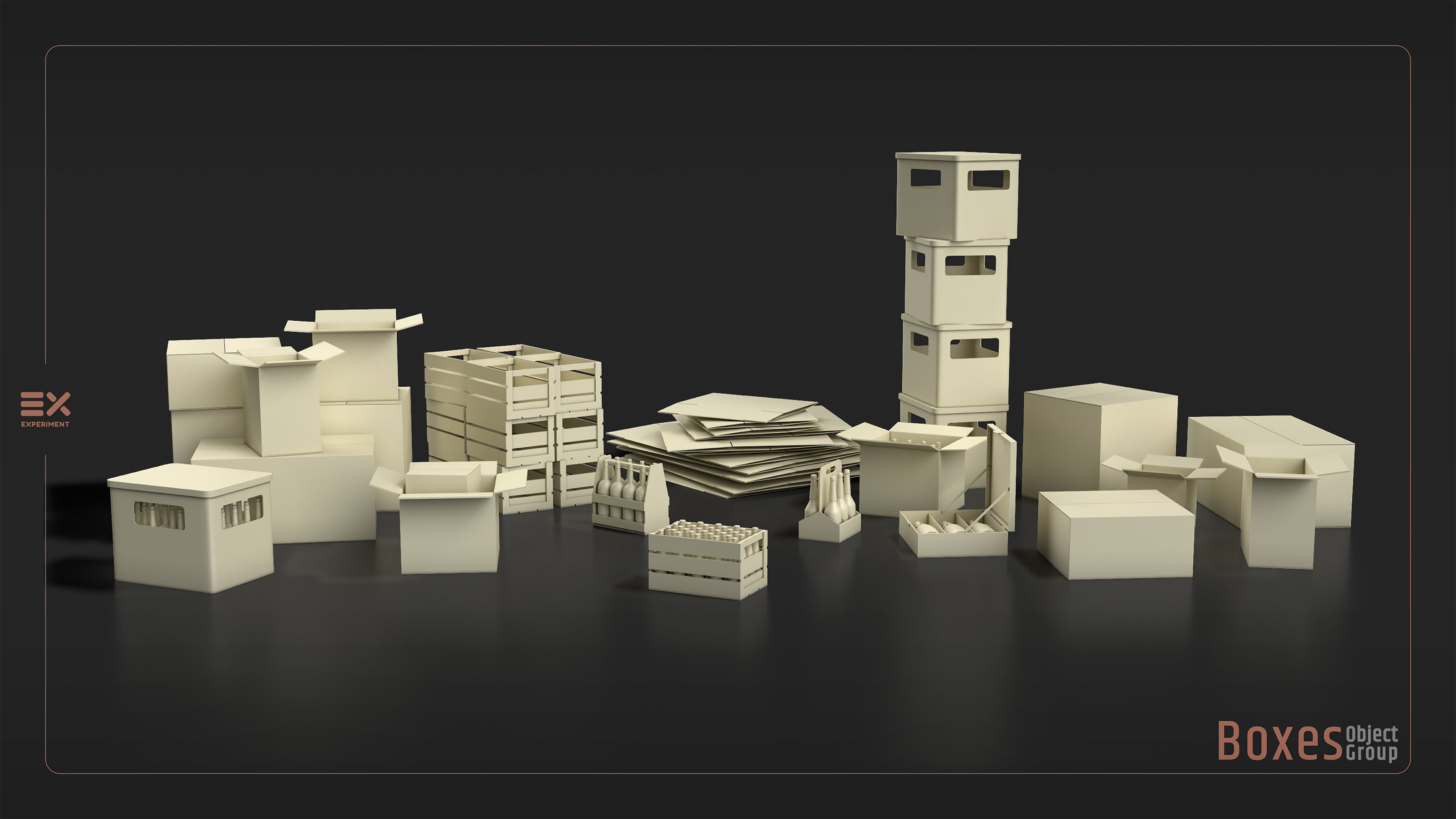 3D model 101 Warehouse Props VR / AR / low-poly | CGTrader