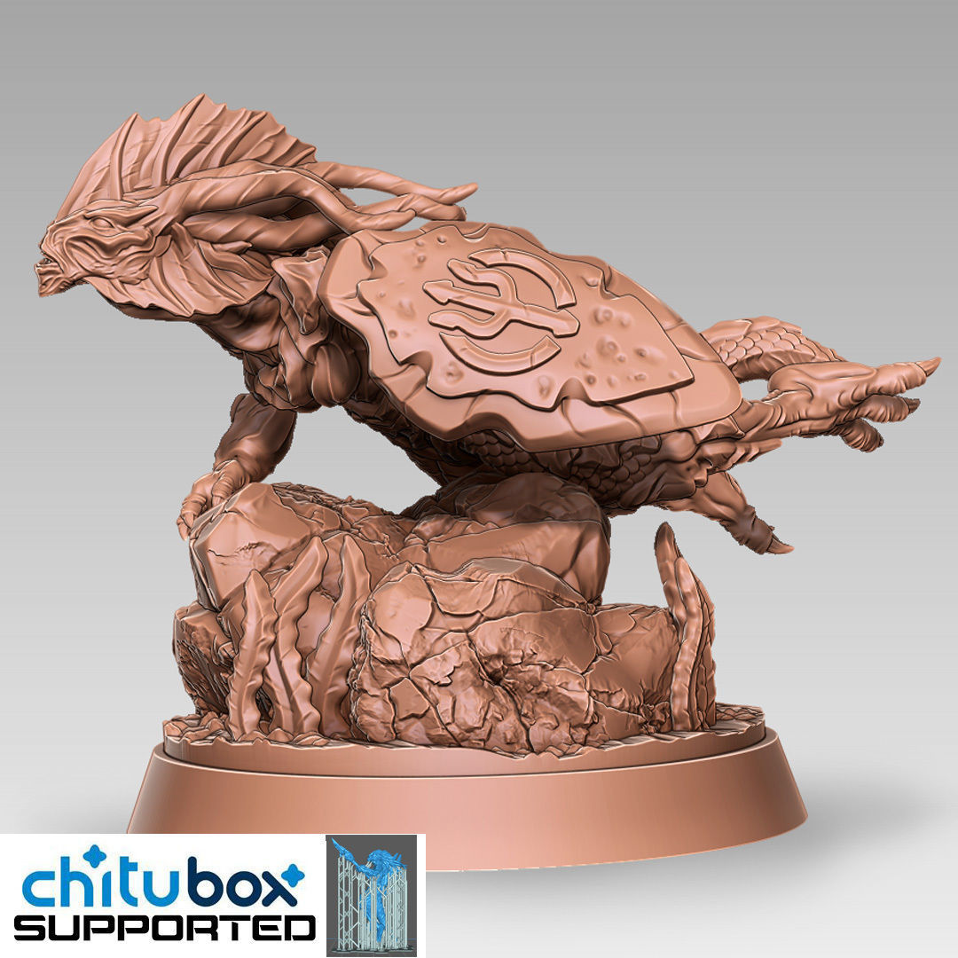 Scifi Fantasy Minis Thirteen 3D printable characters and bases 3D model ...